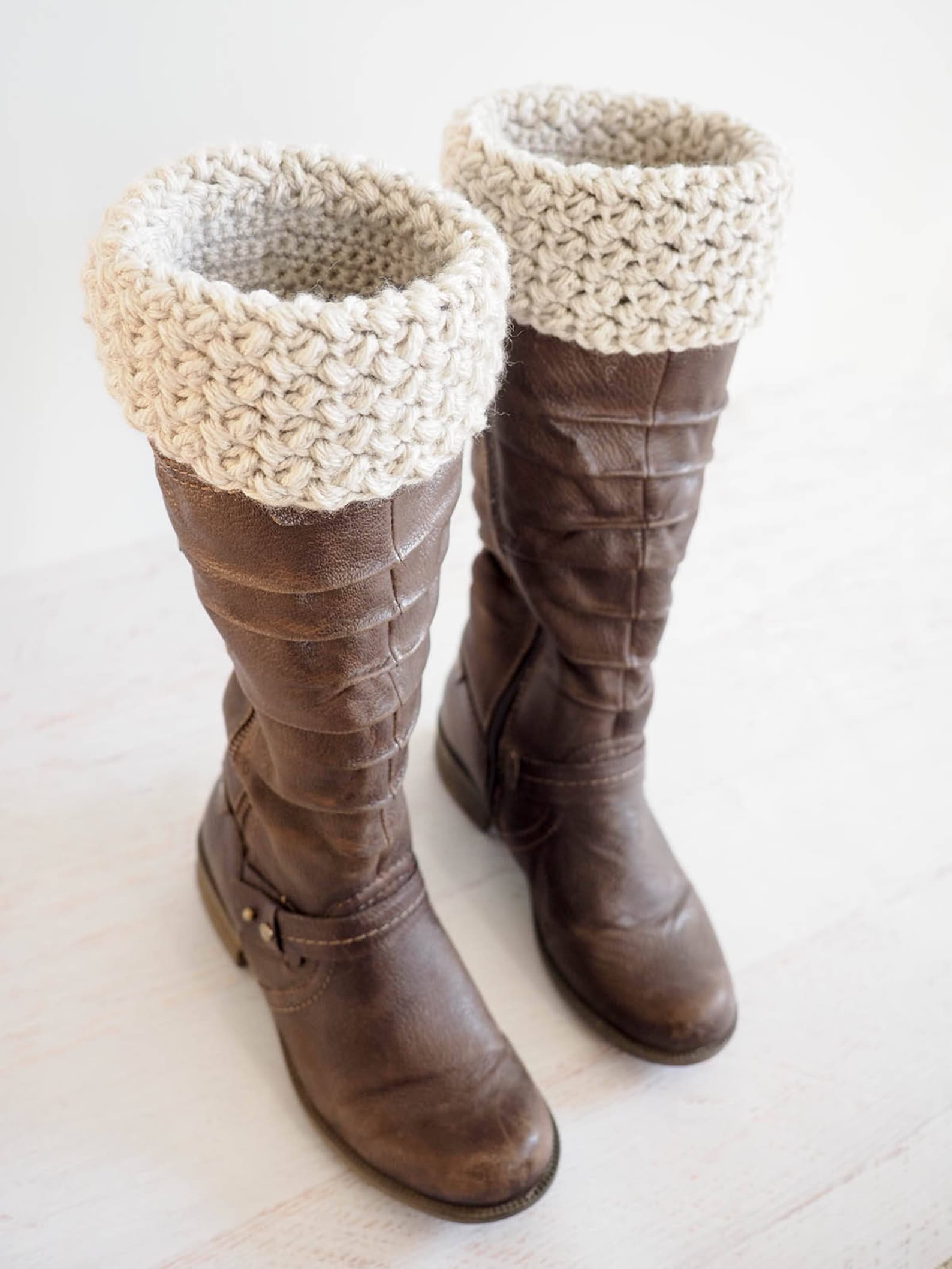 Easy Boot Cuff Crochet Pattern Crochet Boot Cuffs DIY Boot Cuff Crochet ...