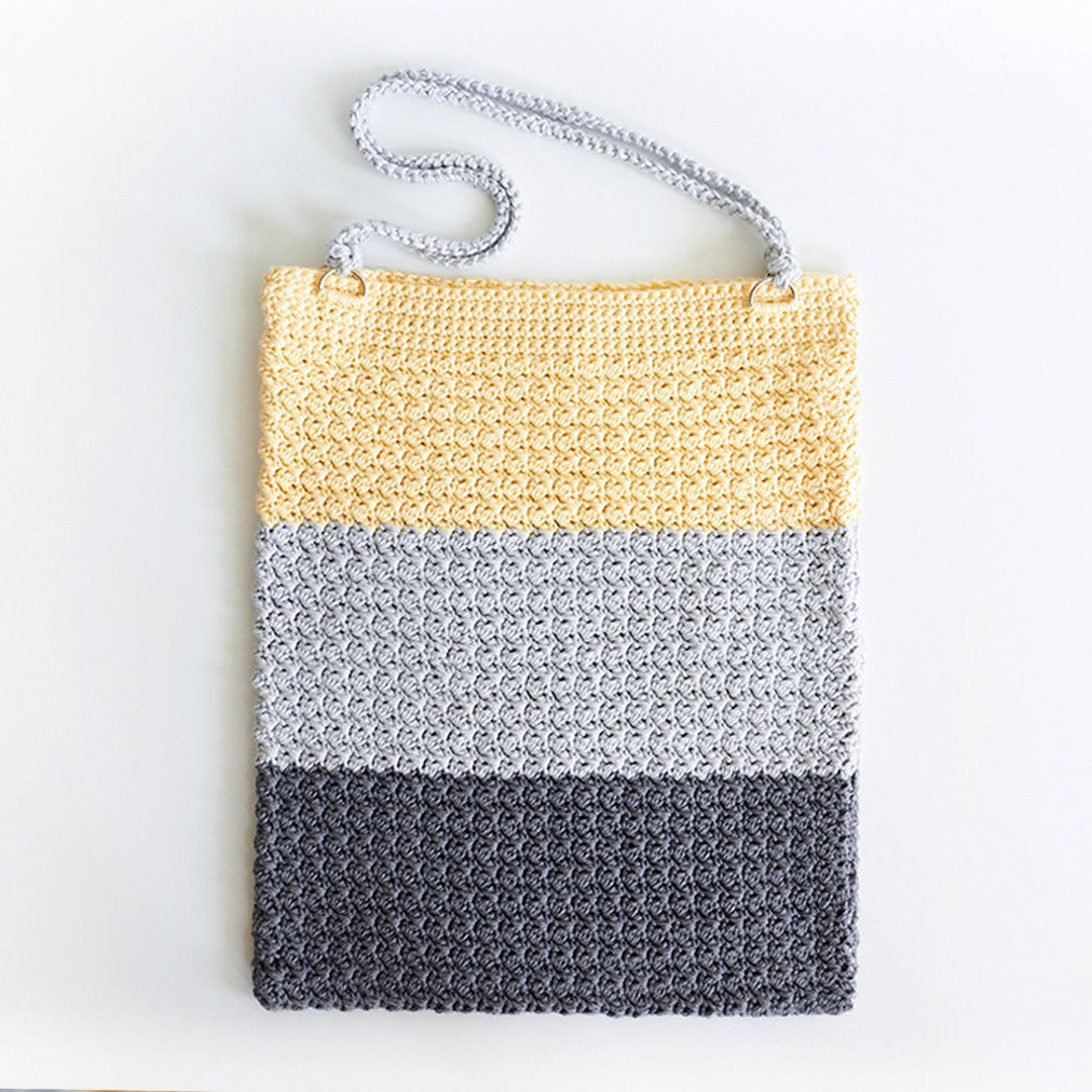 Color Block Bag Crochet Pattern | Crochet Bag Pattern | Crochet Color ...