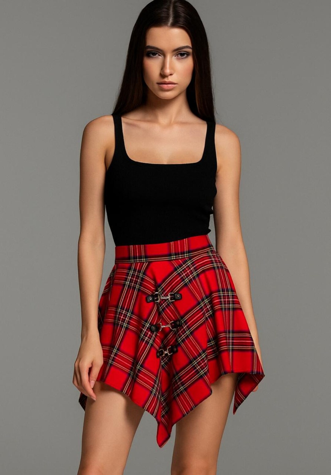 Scottish Wool Pixie Skirt: Highland Tartan, Vintage Style - Etsy