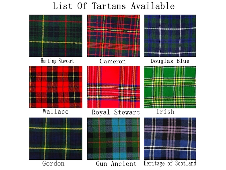 Men's Traditional Scottish Great Kilt Handmade Tartan Highland Kilt ...