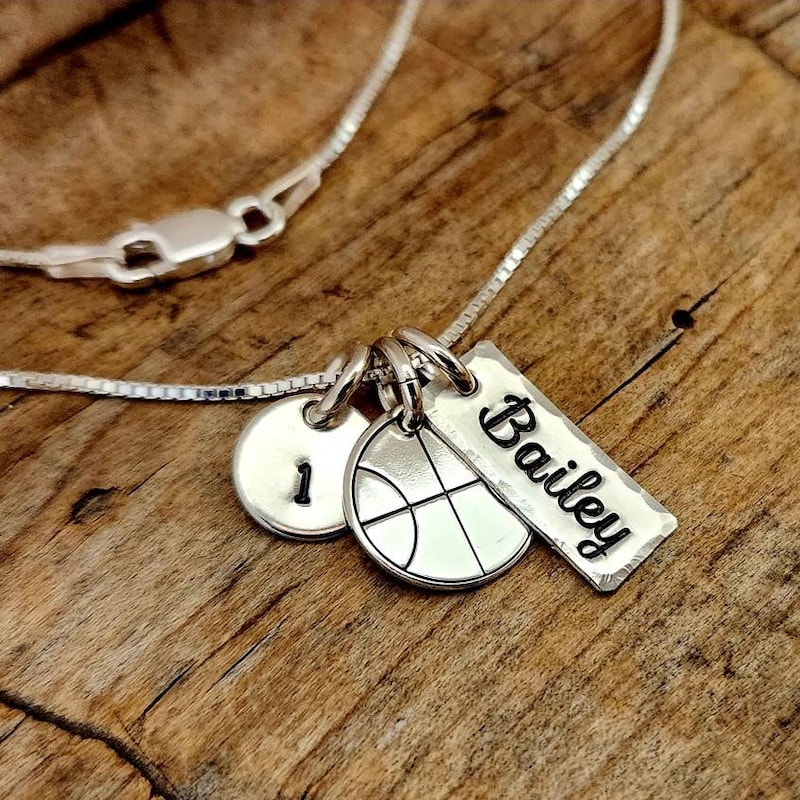 Basketball Necklace - Etsy