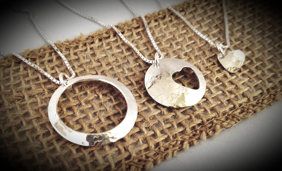 3 Generations Necklace Set, Mother Daughter Necklace Set, Family ...