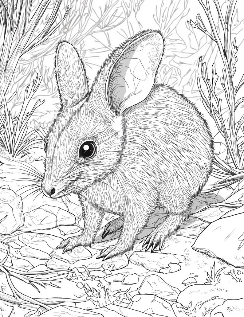 Australian Animal Colouring Book - 40 Pages - Etsy