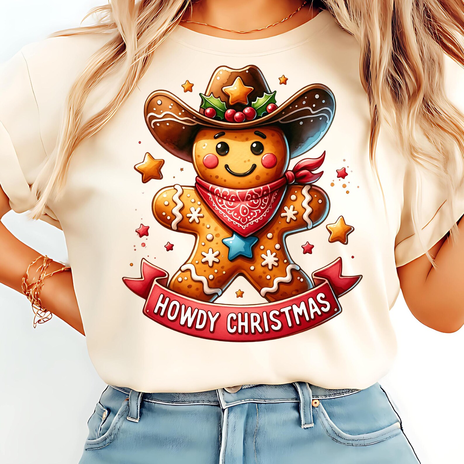 Howdy Christmas Png, Western Christmas Png, Retro Christmas Tree Png ...