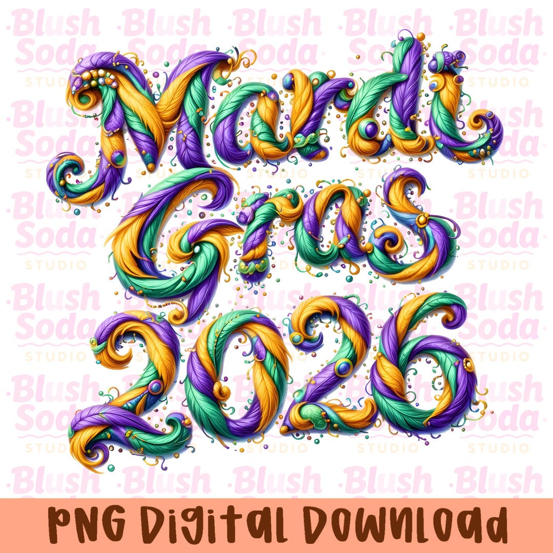 Mardi Gras 2026 PNG, Happy Mardi Gras Carnival Png, Fat Tuesday Png ...