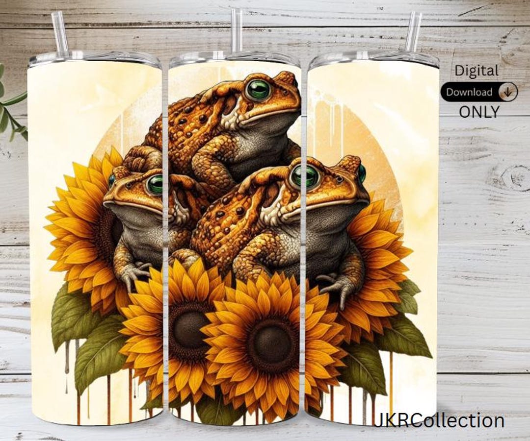 Cane Toad Wrap, 20 Oz Tumbler Design , Sublimation, Tumbler Wraps ...