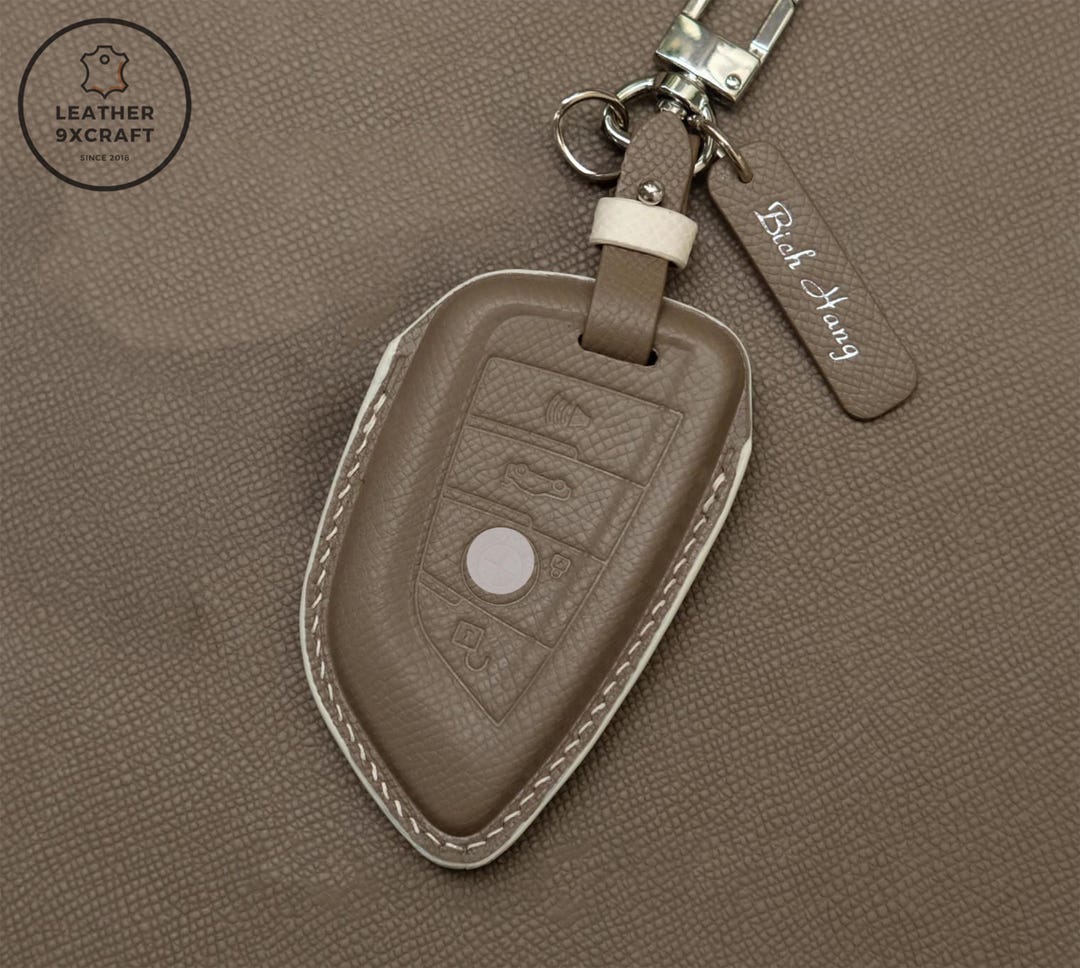 Handcrafted Leather Case Cover for BMW 3 5 7 X1 X3 X4 X5 M4 M5 Remote ...