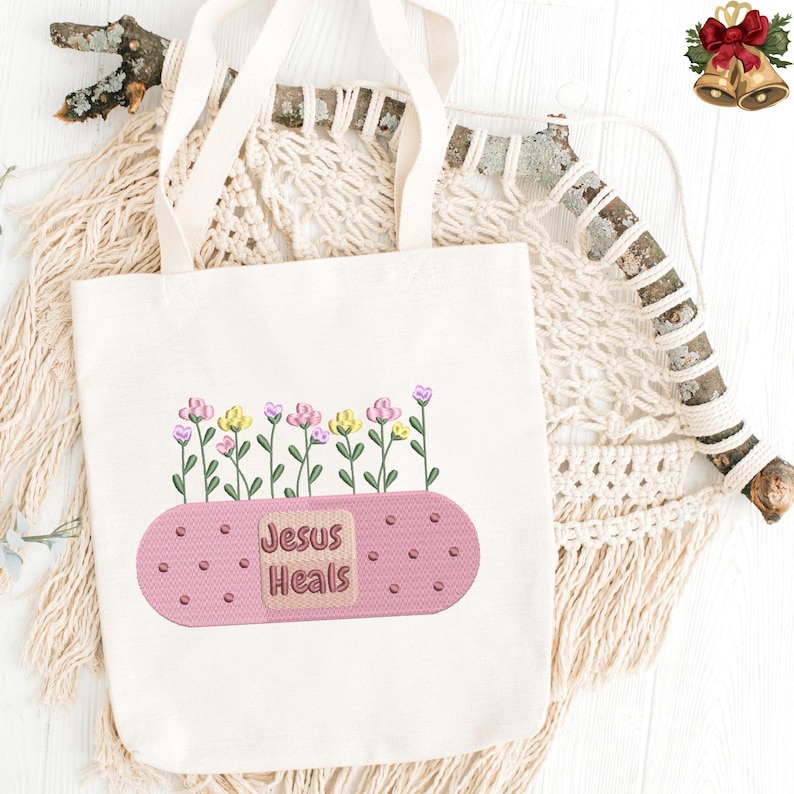 Jesus Heals Embroidery Design, Prayer Embroidery Design, Christian ...