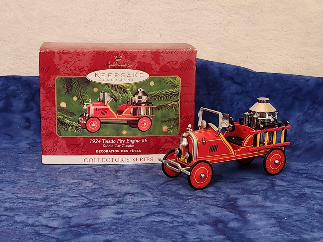 1924 Toledo Fire Engine No 6 Kiddie Car Classics Hallmark Keepsake ...