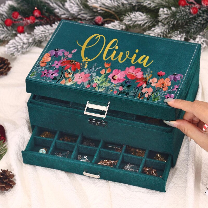 Pink Girls Jewellery Box - Etsy