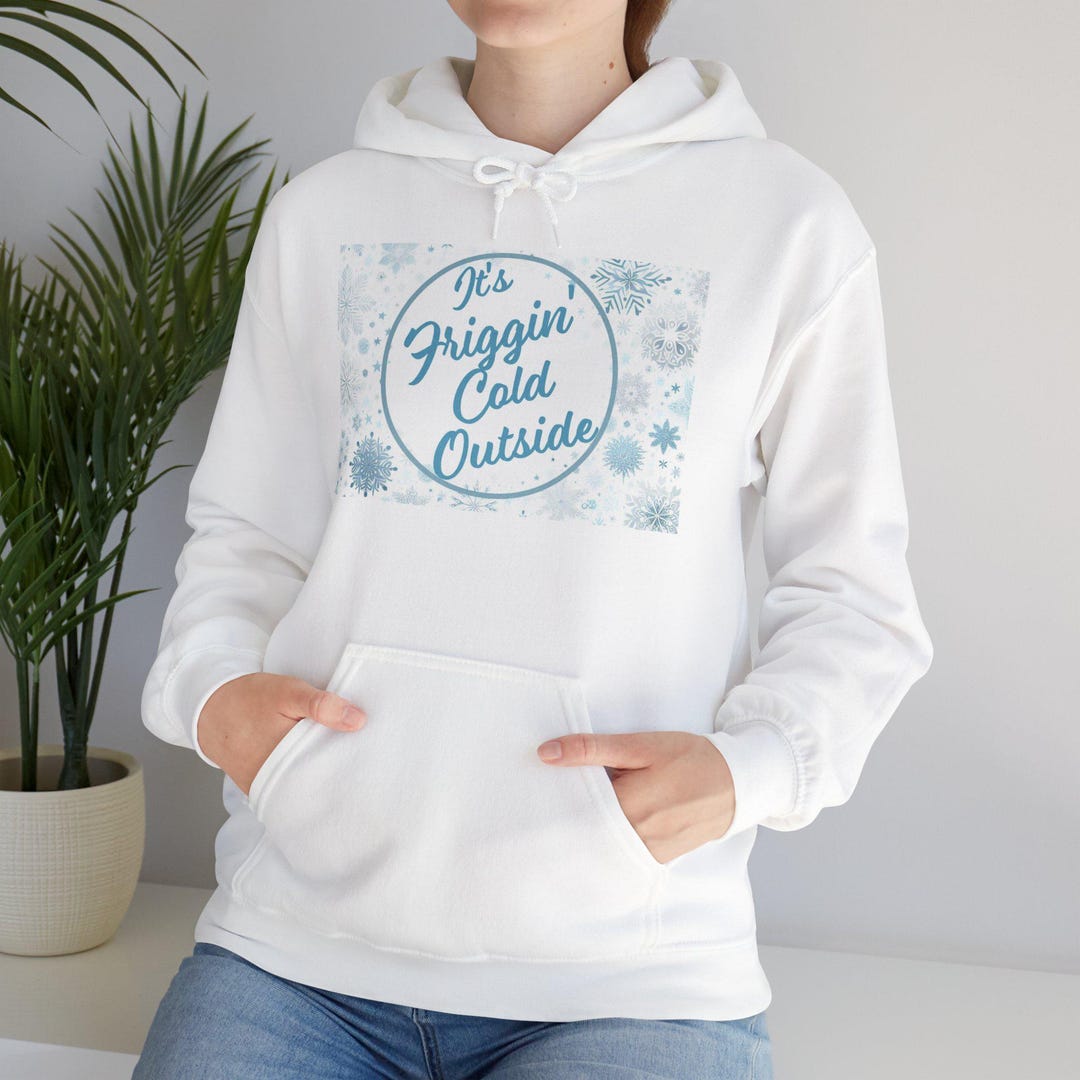 Sarcastic "it's Friggin' Cold Outside" Women's Hoodie Sweatshirt ...