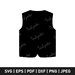 Safety Vest Svg, High Visibility Vest Silhouette, Construction Vest Cut ...