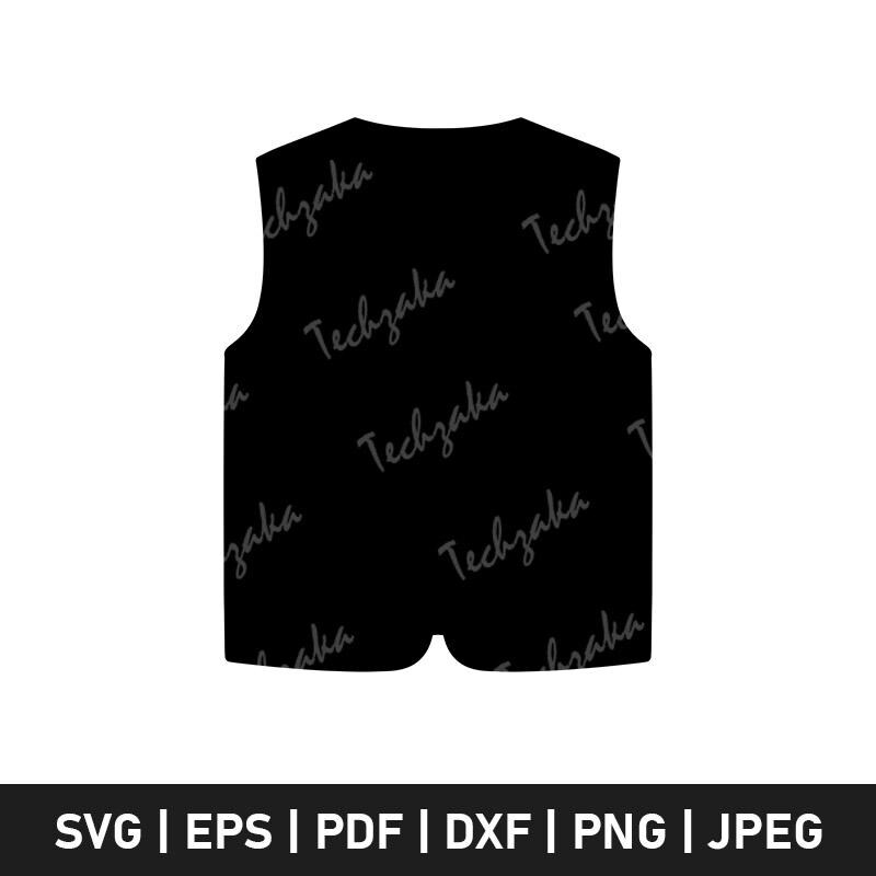 Safety Vest Svg, High Visibility Vest Silhouette, Construction Vest Cut ...