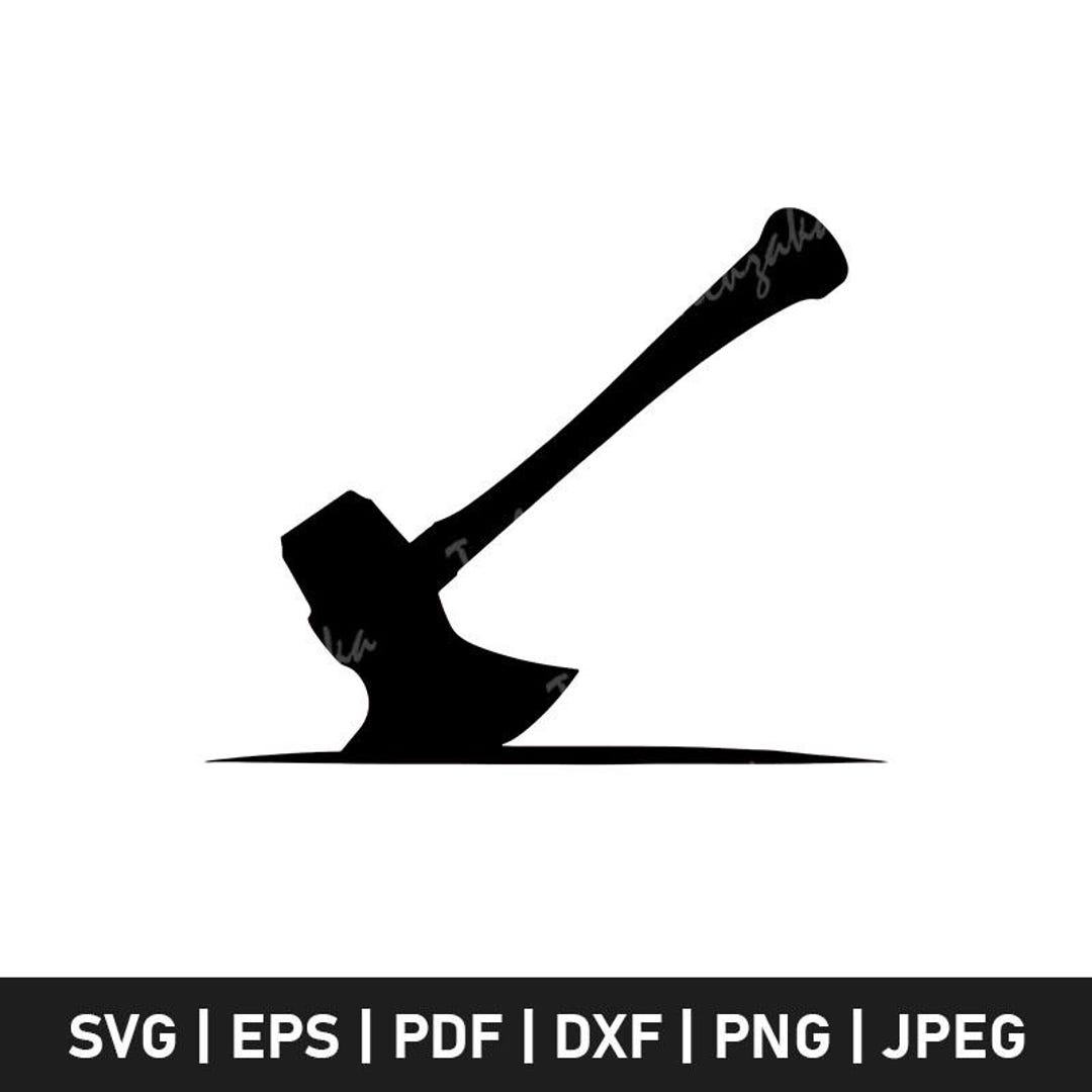 Viking Axe Svg File, Ax Svg Silhouette, Axe Dxf, Svg Axe, Axe Png, Axe ...