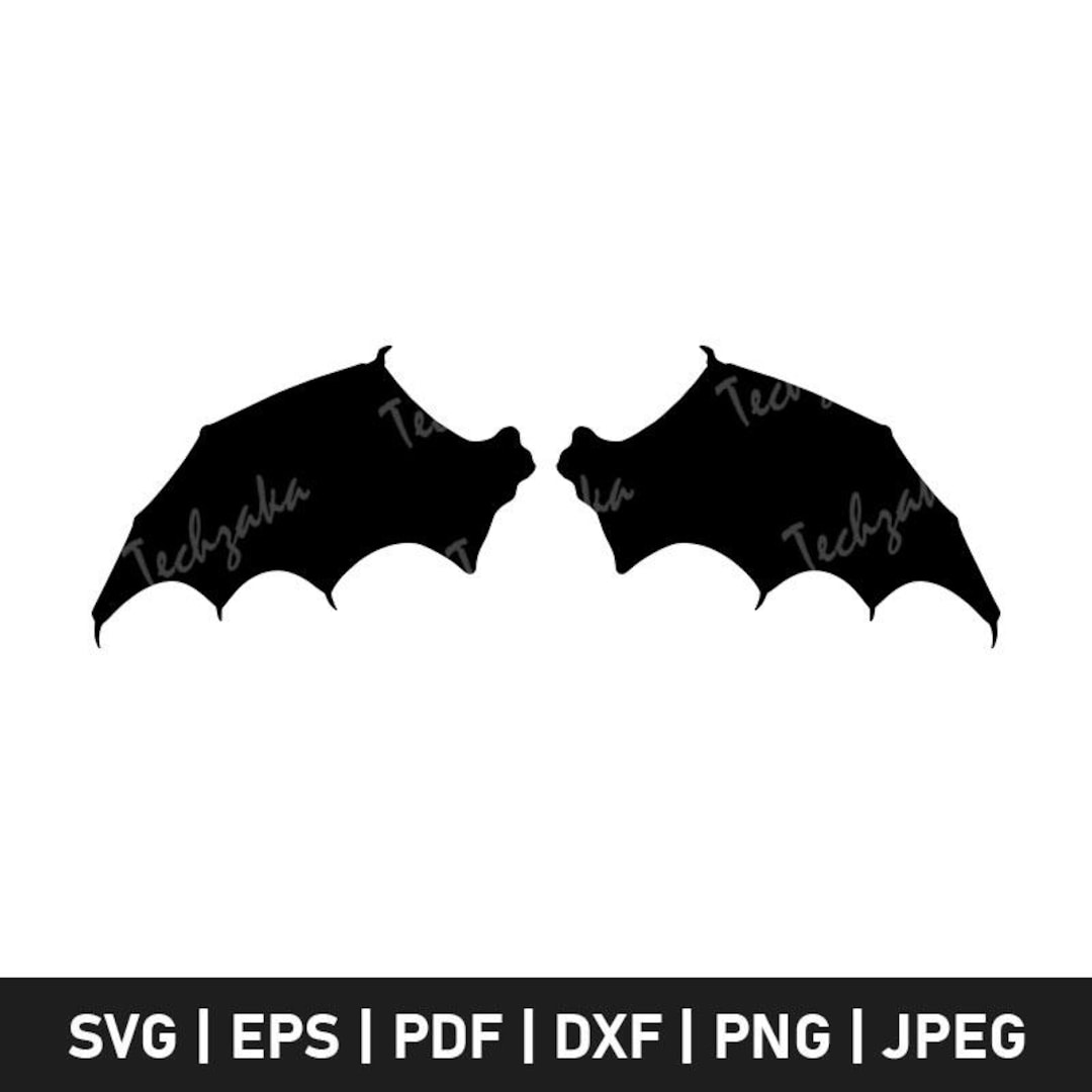 Bat Wings SVG | Bat SVG | Halloween SVG | Bat Wings Clipart | Spooky ...