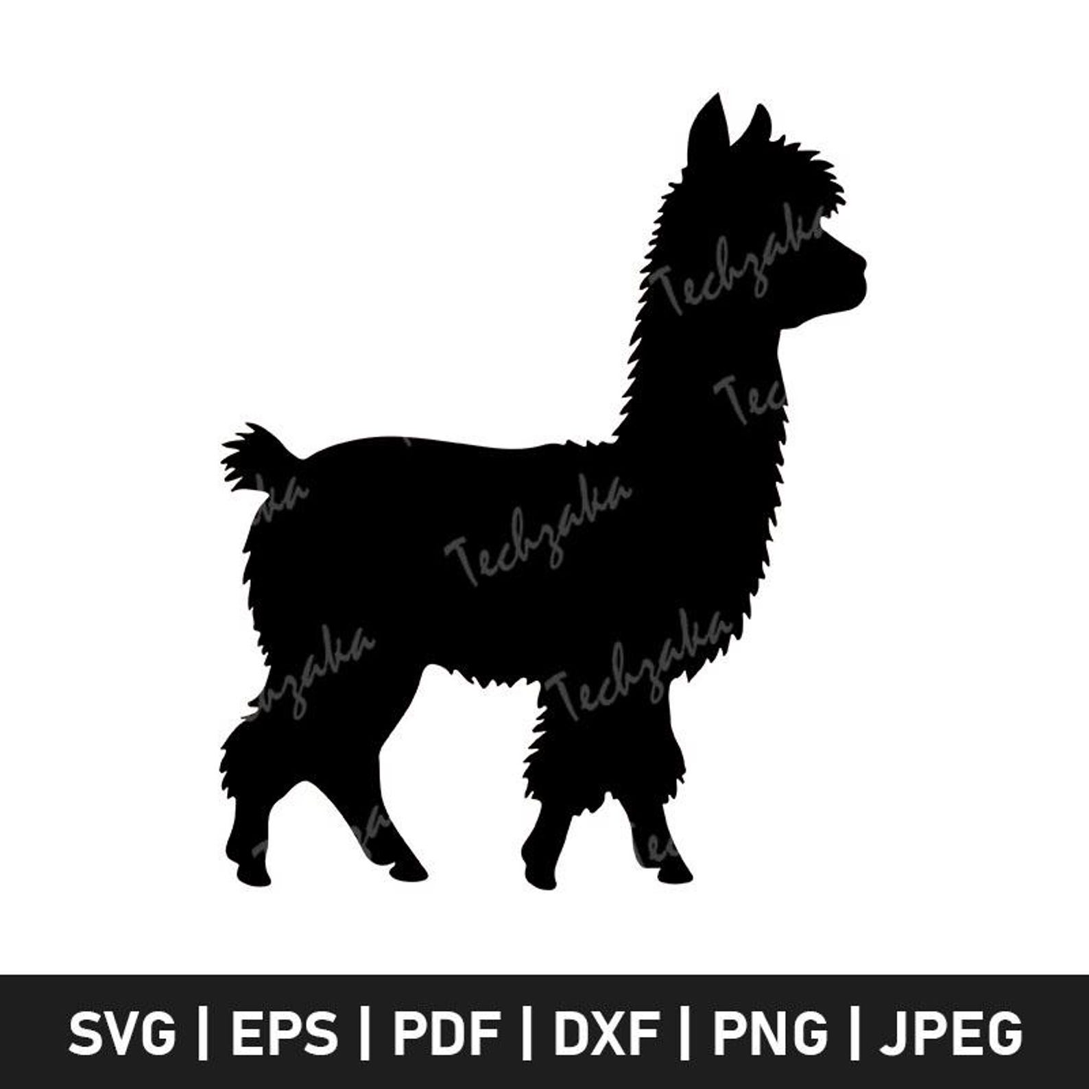 Baby Alpaca SVG File | Cute Alpaca Cut File | Alpaca Clipart | Alpaca ...