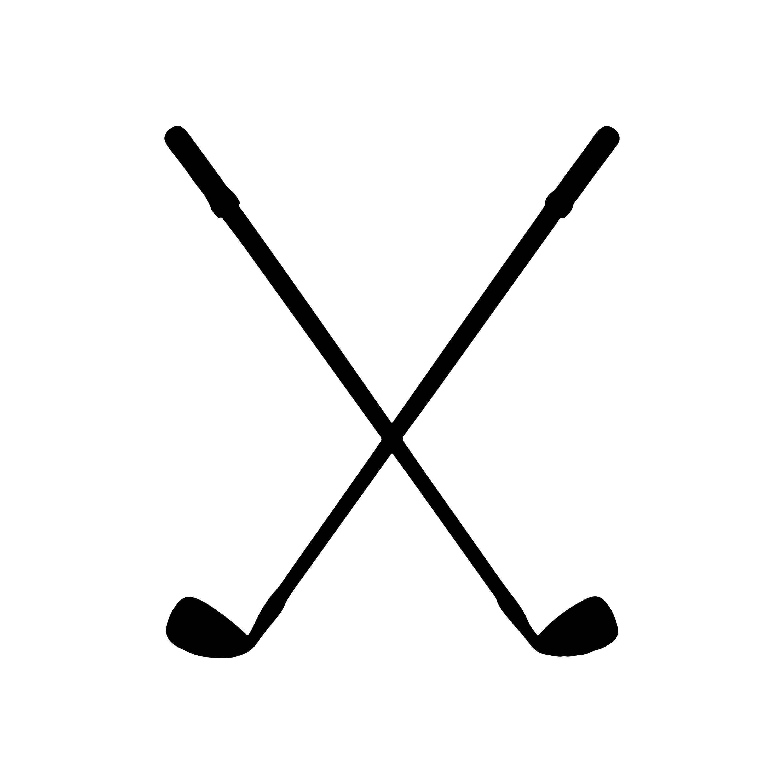 Crossed Club Golf Svg Files, Golfing Svg, Golf Clubs Silhouette, Svg ...