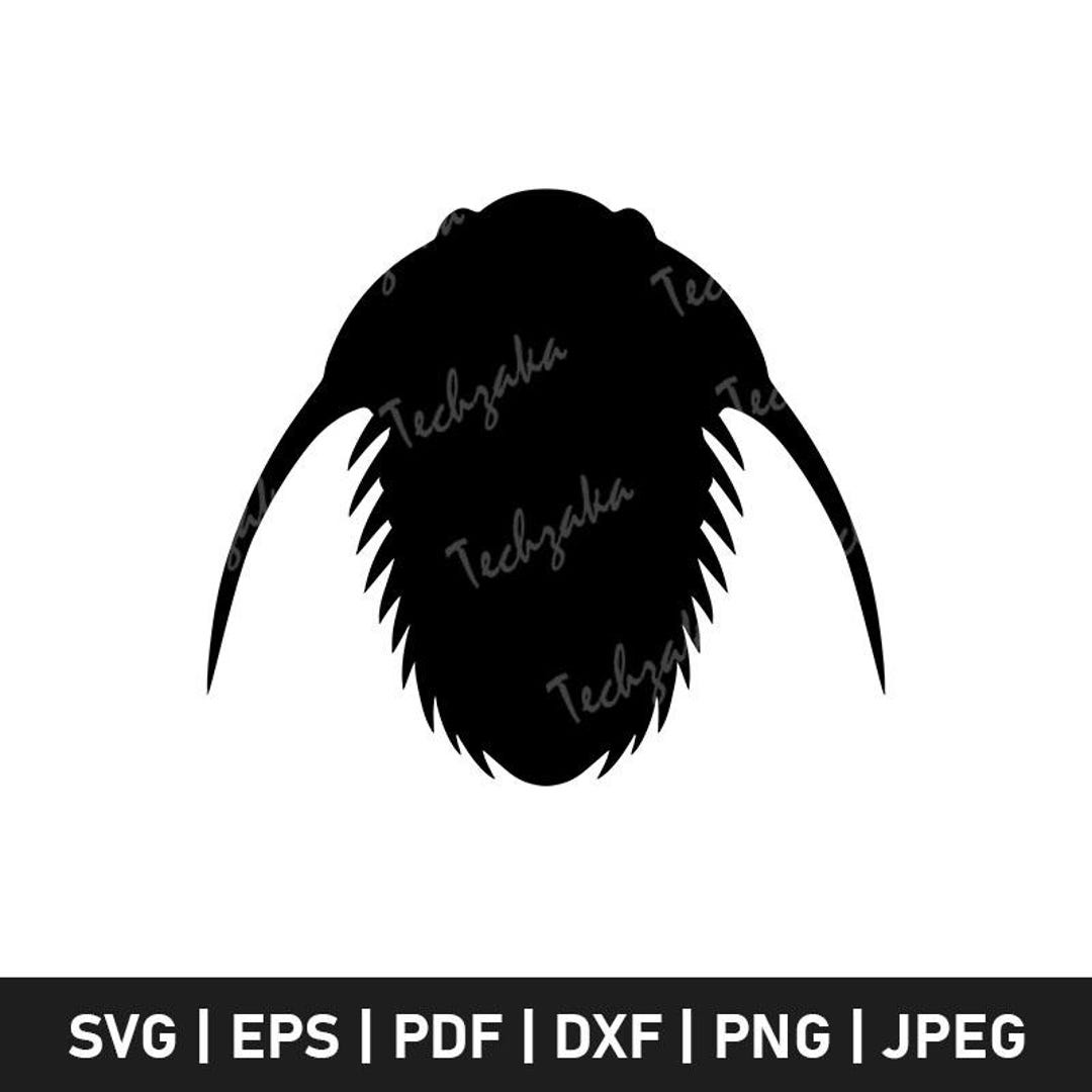 Trilobite SVG, Fossil Silhouette, Prehistoric Sea Creature Clipart ...