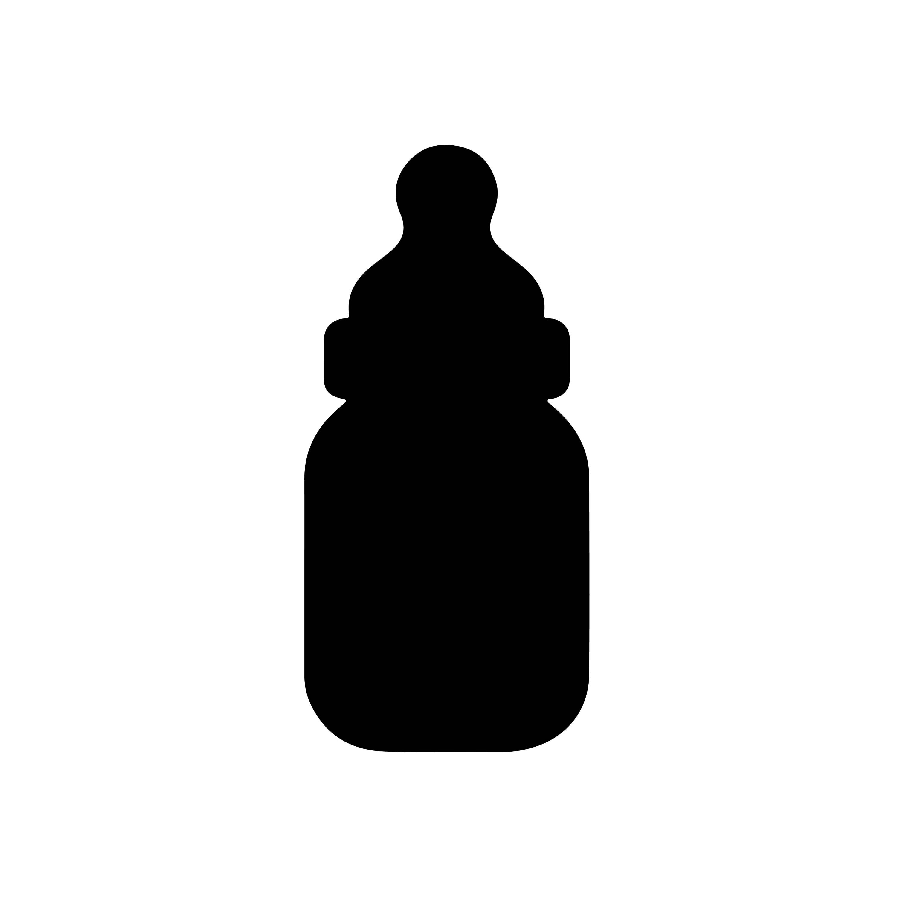 Baby Bottle Svg Files, Baby Bottle Png, Baby Milk Bottle Svg, Baby ...