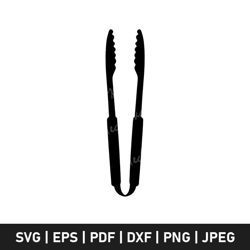 Ice Tongs SVG, Ice Tongs Silhouette, Ice Tongs Clipart, Ice Tong PNG ...