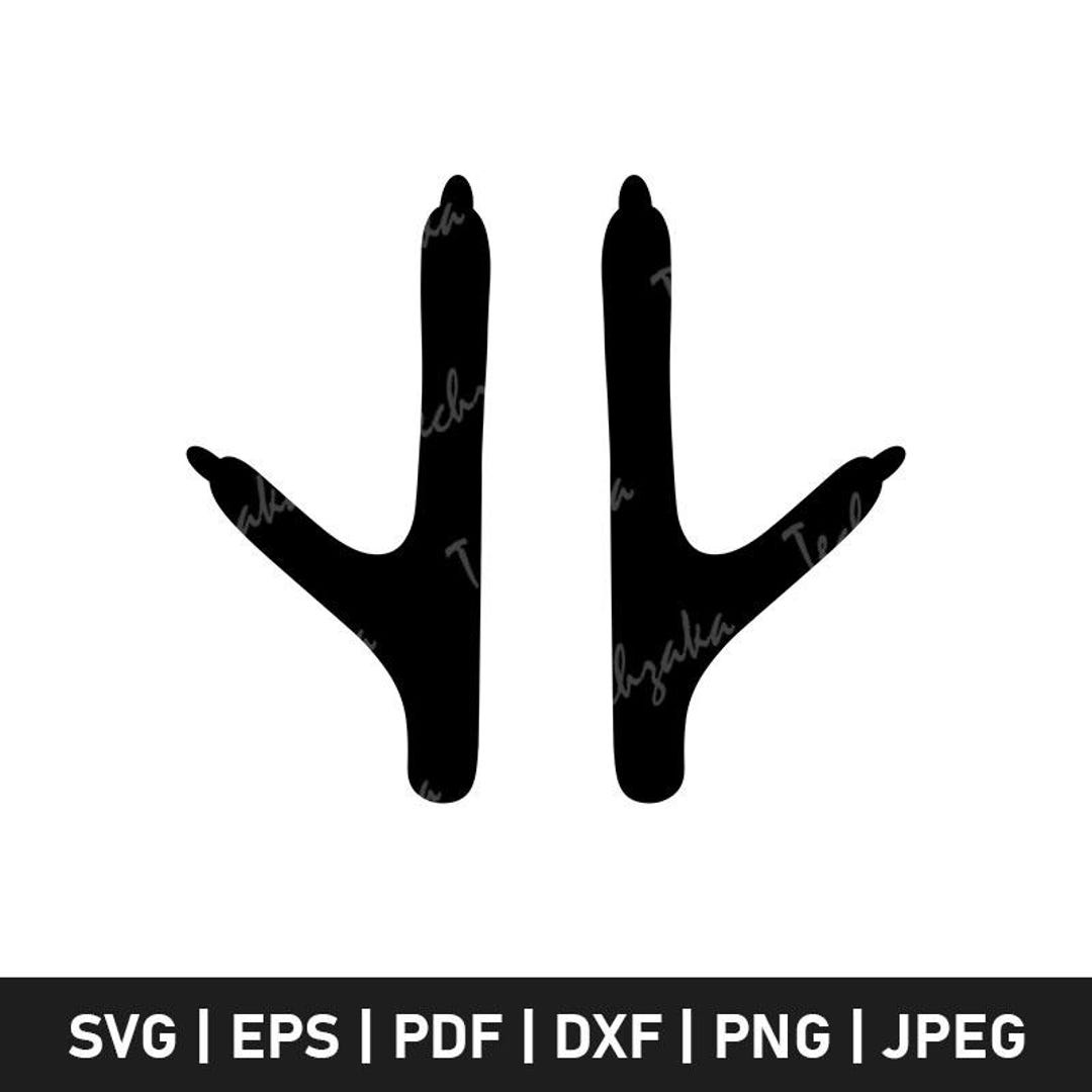 Ostrich Footprints SVG, Bird Tracks SVG, Ostrich Track Silhouette ...