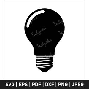 Light Bulb SVG | Edison Bulb SVG | Energy Bulb SVG | Vintage Light Bulb ...