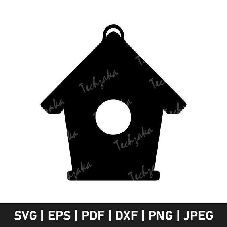 Birdhouse SVG File for Cricut and Laser Cut | Birdhouse Cut File ...