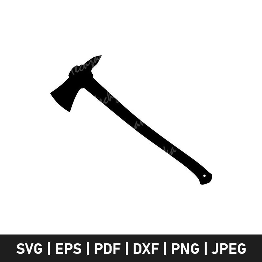 Tomahawk SVG, Axe Tomahawk Silhouette, Tribal Weapon Clipart, Battle ...