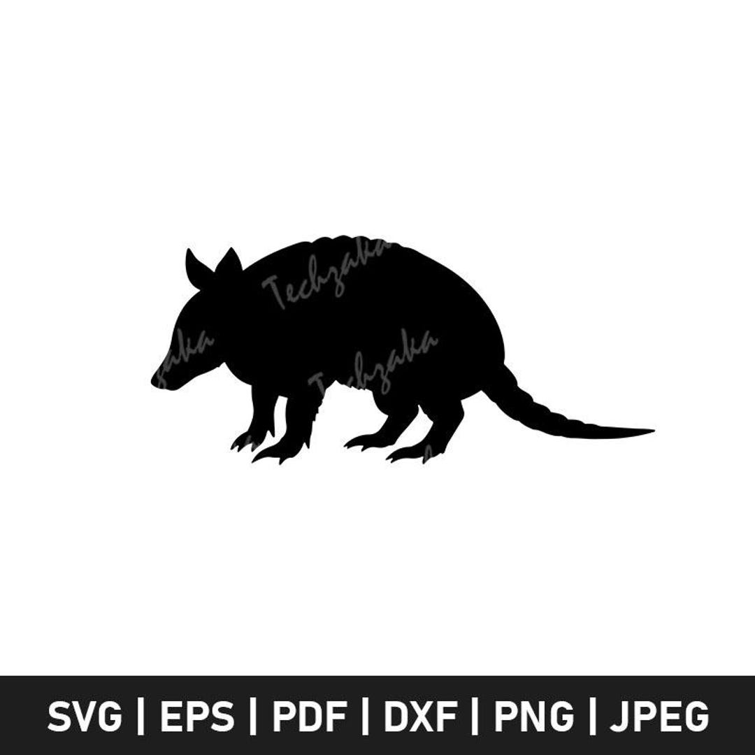 Armadillo Svg, Armadillo Silhouette Svg, Wild Animal Clipart, Desert ...