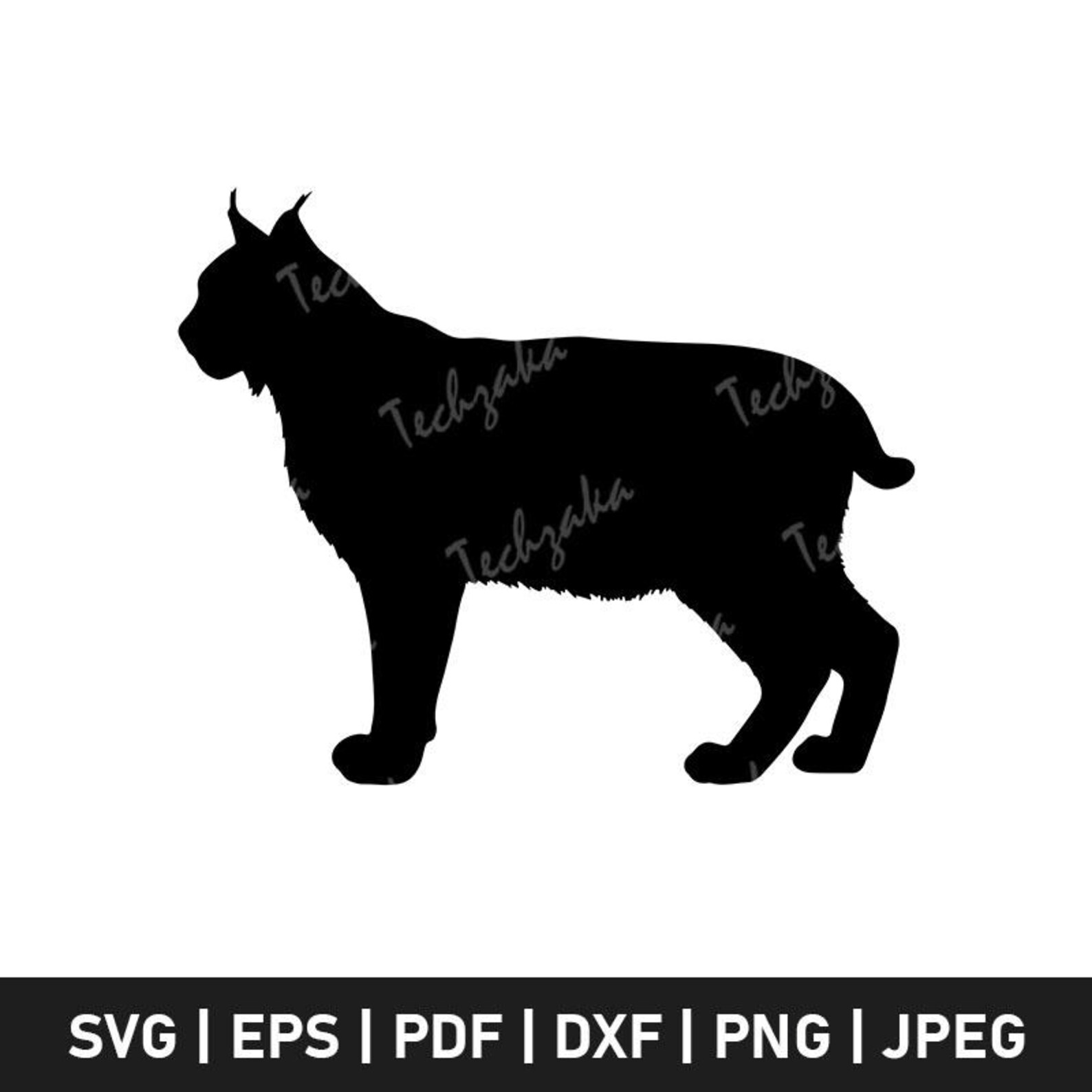 Bobcat Svg File | Bobcat Silhouette | Bobcat PNG | Bobcat Clipart ...