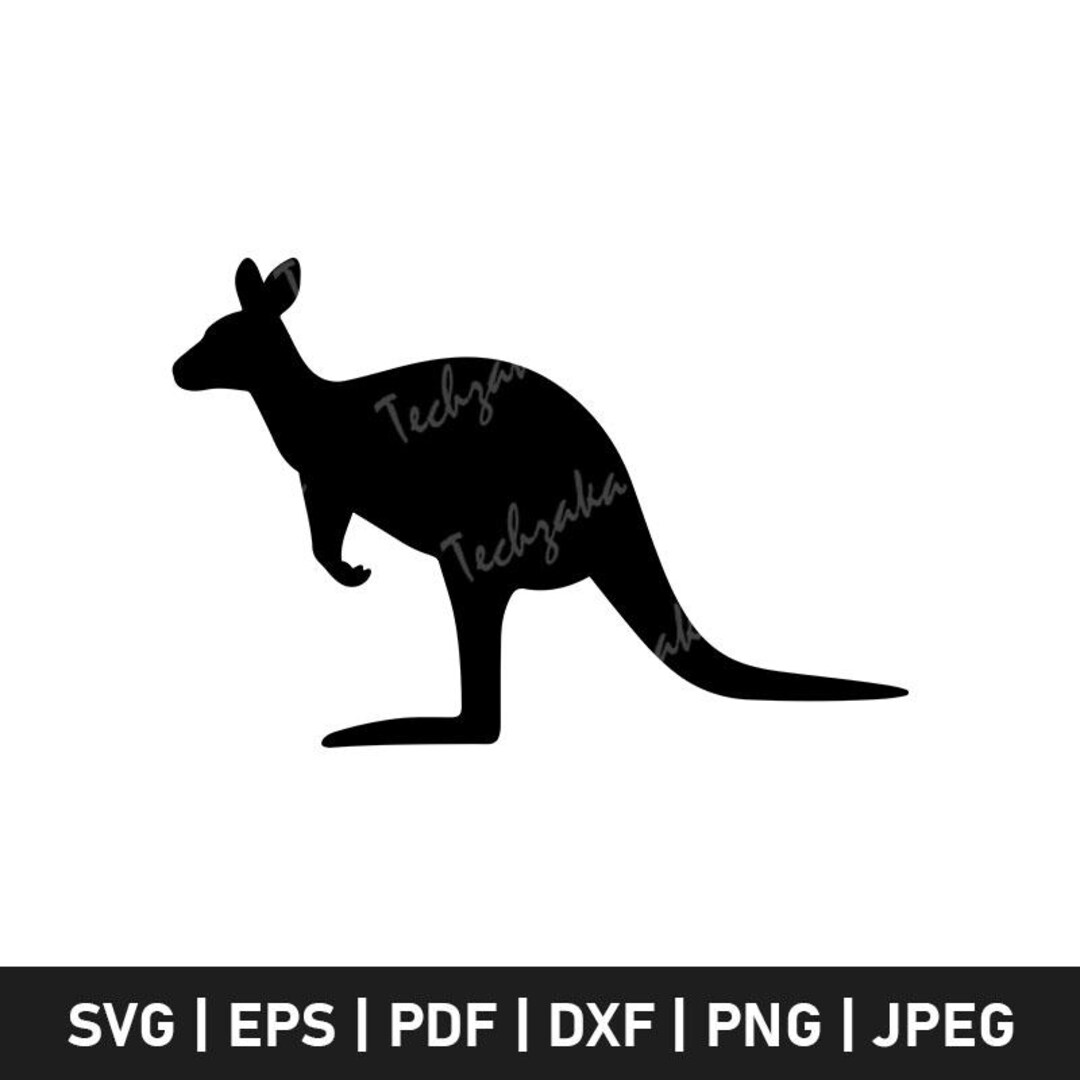 Kangaroo Svg, Kangaroo Silhouette, Kangaroo Png, Kangaroo Clipart ...