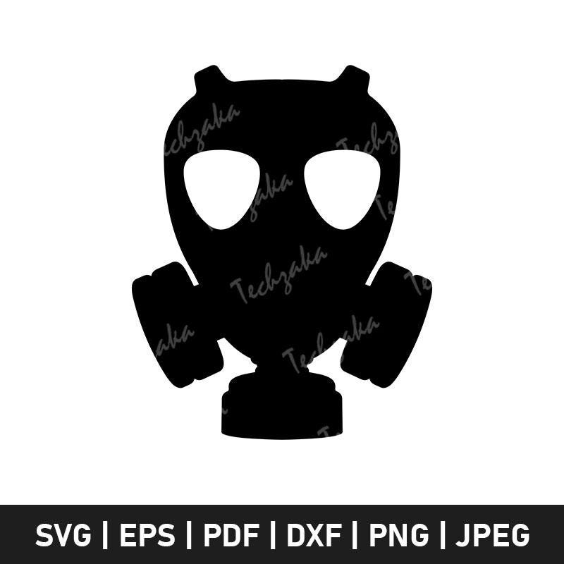 Gas Mask Svg - Etsy