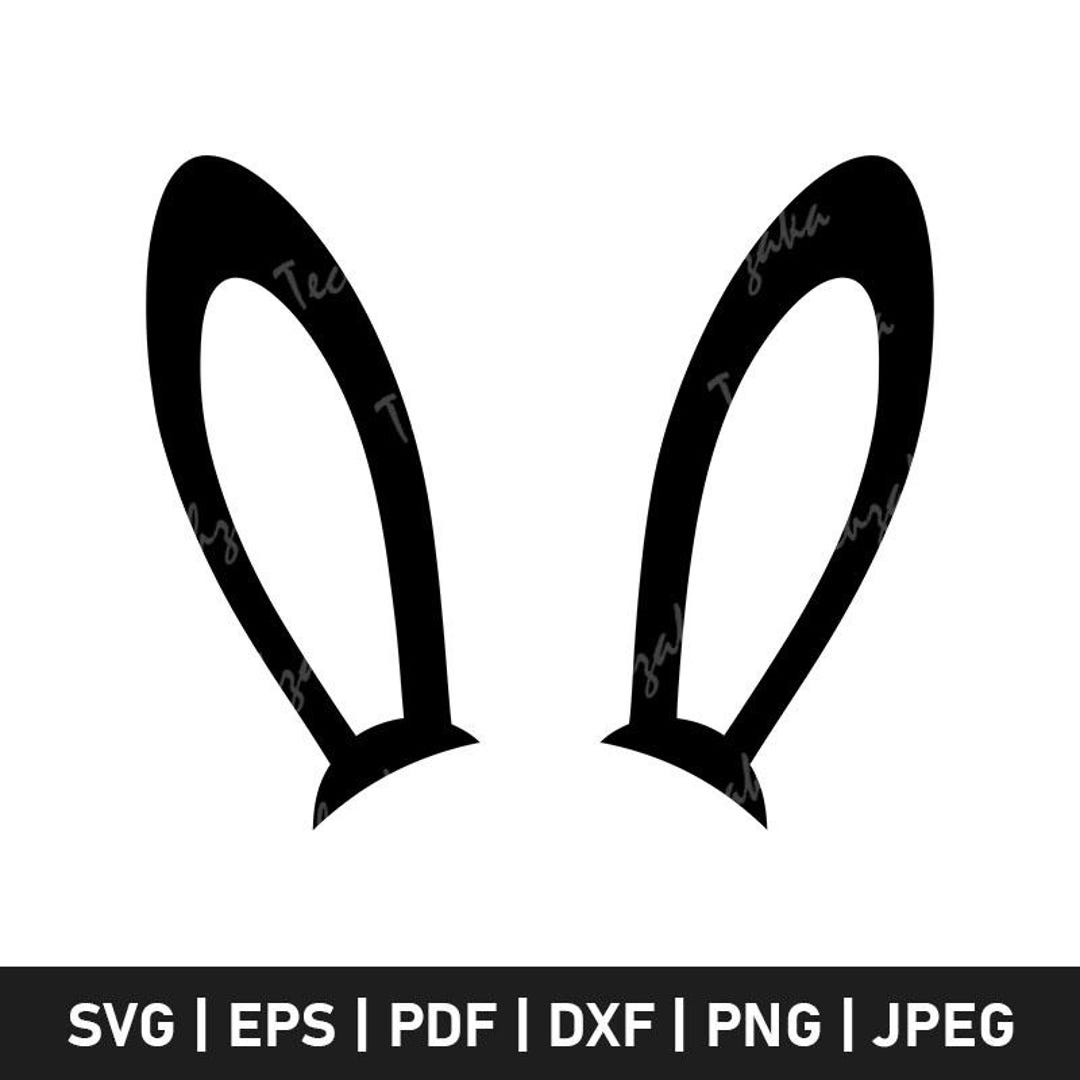 Rabbit Ears SVG, Bunny Ears SVG, Easter Bunny Ears SVG, Bunny Svg ...