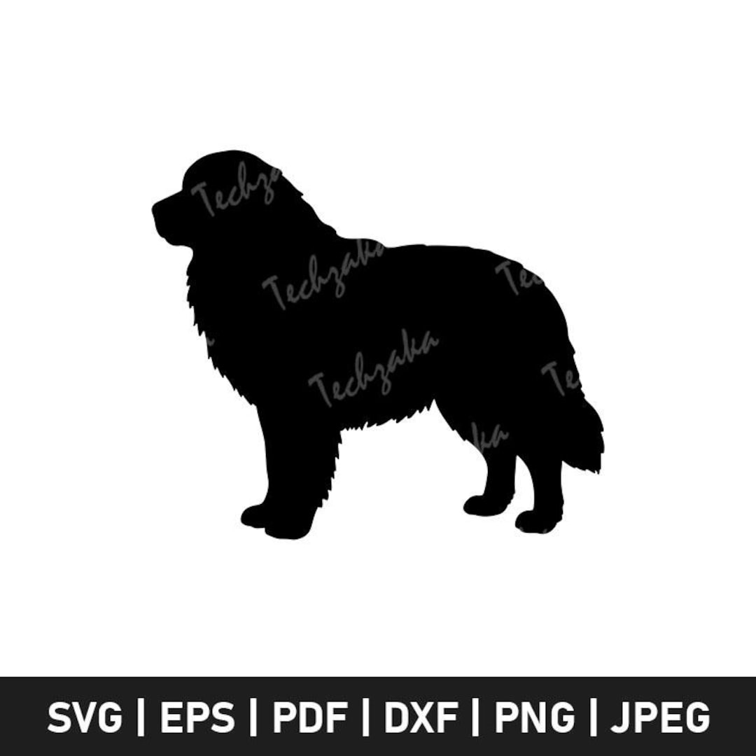 Great Pyrenees SVG, Dog Great Pyrenees Silhouette, Great Pyrenees PNG ...