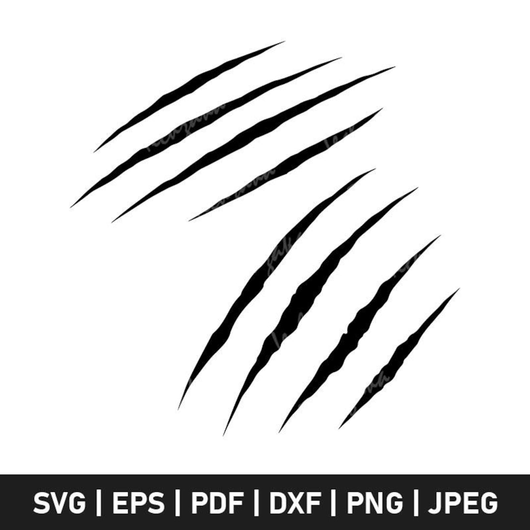 Paw Scratches SVG | Claw Marks SVG | Animal Scratch SVG | Wild Claw ...