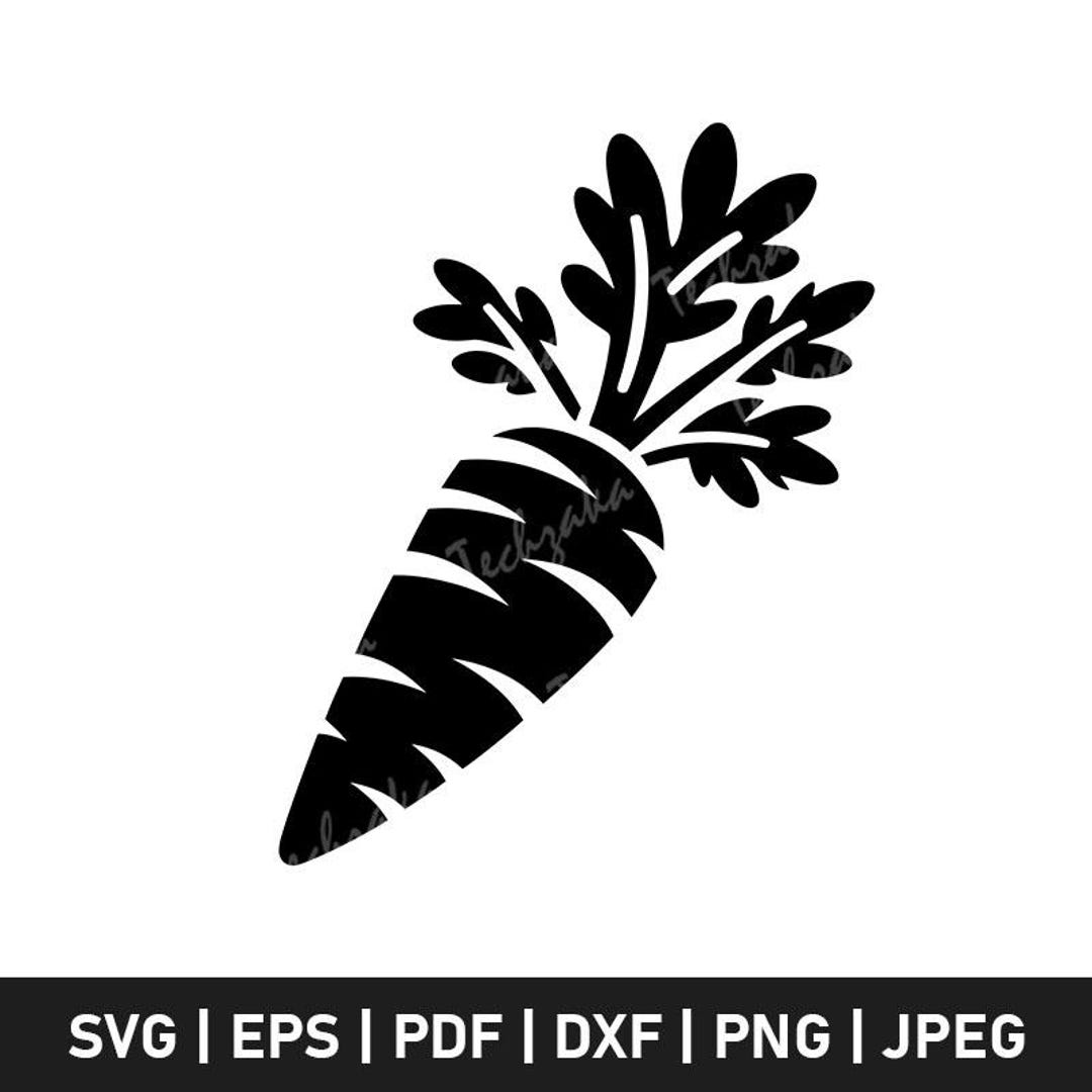 Carrot SVG, Easter SVG, Carrot Clipart, Cricut and Silhouette Files ...