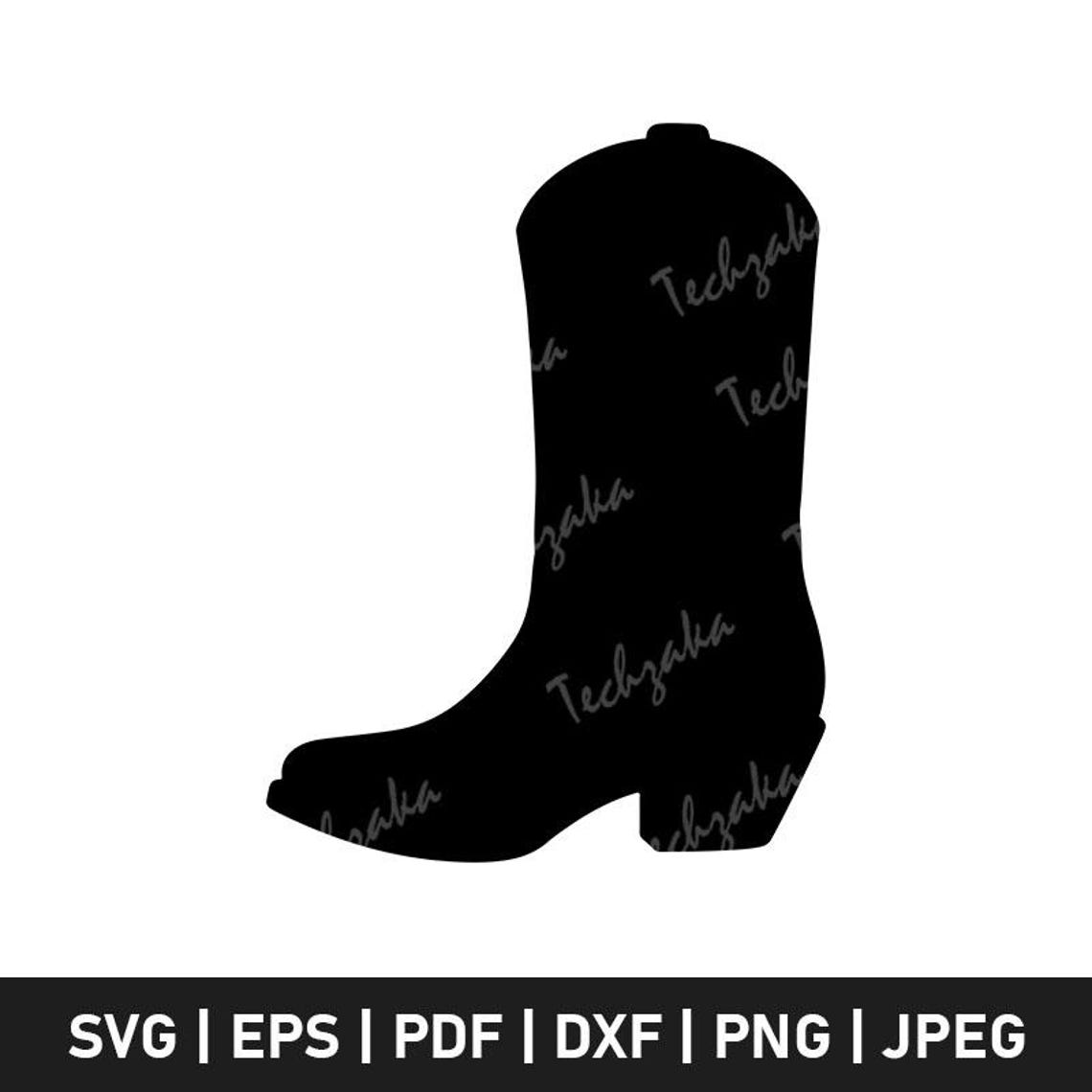 Cowboy Boot Svg, Cowboy Boot Png, Cowboy Boot Clipart, Western Cowboy ...