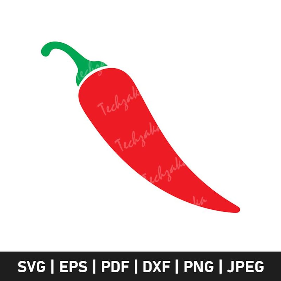 Red Chili SVG, Spicy SVG, Hot Pepper SVG, Chili Pepper Svg, Mexican ...