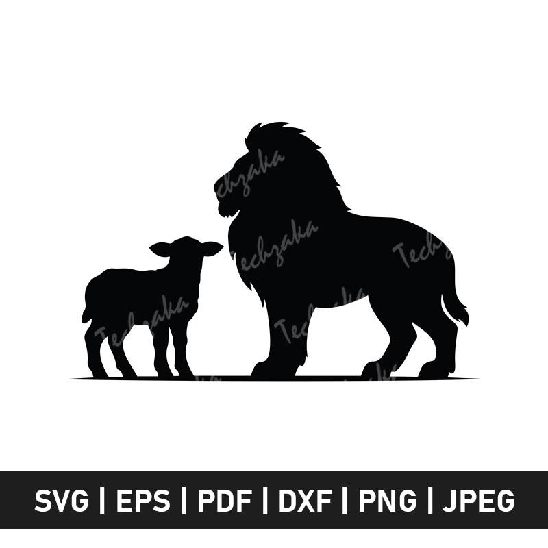 Lion and Lamb - Etsy