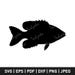 Bluegill SVG, Fish SVG, Fishing SVG, Panfish Svg, Crappie Svg, Fishing ...