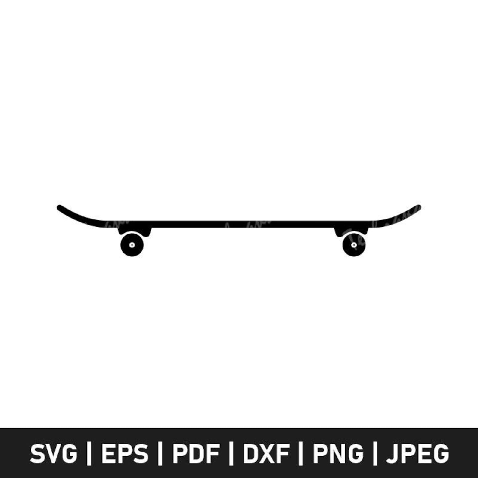 Skateboard Svg, Skateboard Silhouette Svg, Skater Clipart, Extreme ...