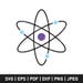 Atom SVG | Science Clipart | Chemistry SVG | Molecule SVG | Physics ...