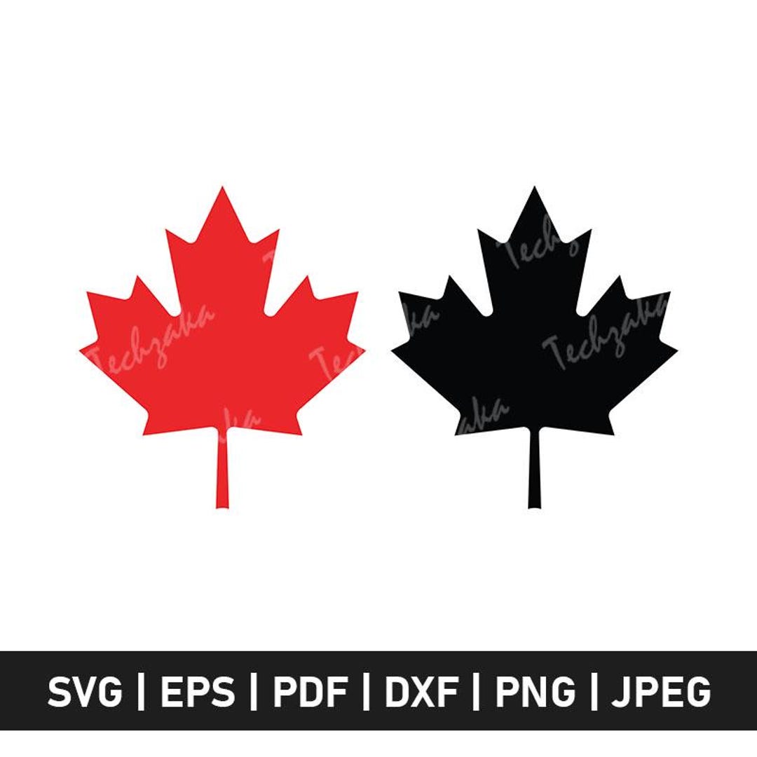 Canada Maple Leaf Svg, Maple Leaf Silhouette, Maple Leaf Png, Cricut ...