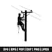 Power Lineman Svg File, Lineman Pole Svg, Lineman Clipart, Lineman ...