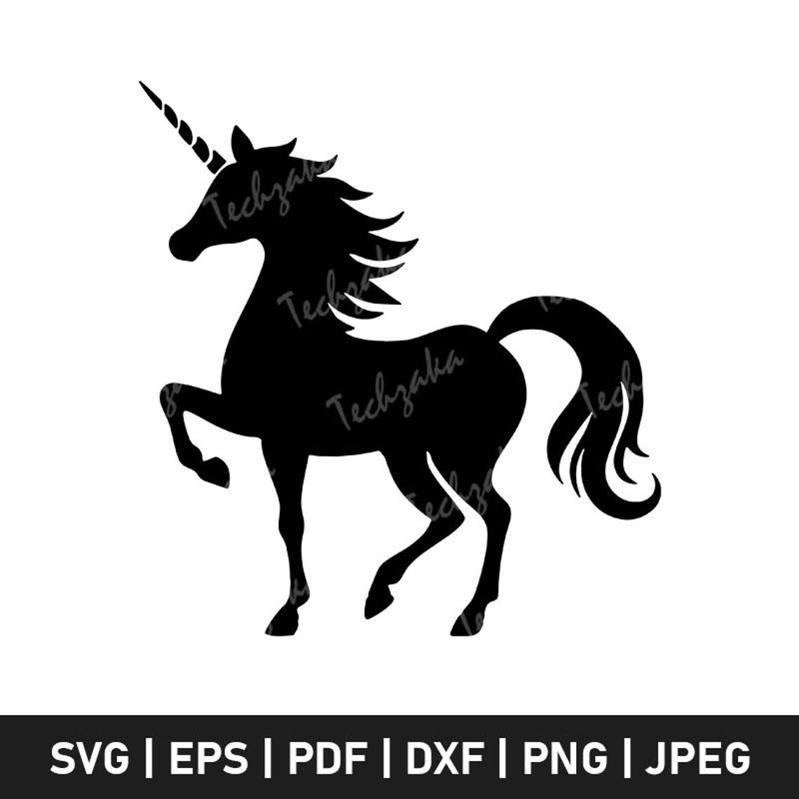Cute Unicorn Svg Files, Svg Unicorn Silhouette, Unicorn Png, Unicorn ...