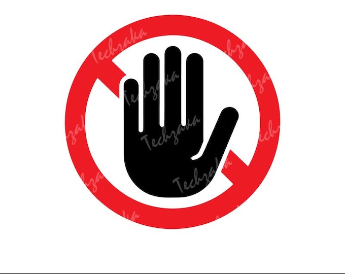 Stop Svg, Hand Svg, Palm Svg, Halt Svg, Block Svg, No Entry Svg ...
