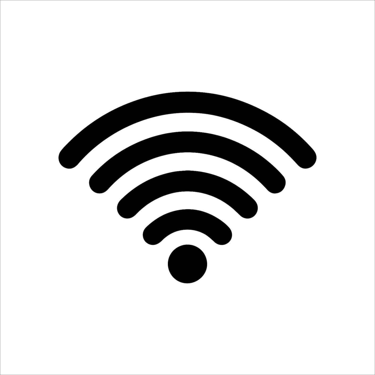 5 Signal Wifi Sign Svg, Wifi Svg File, Wifi Symbol, Wifi Png, Wifi Dxf ...