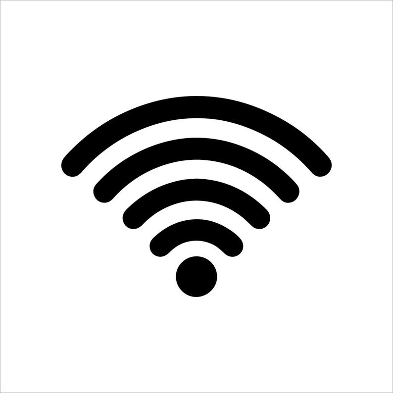 5 Signal Wifi Sign Svg, Wifi Svg File, Wifi Symbol, Wifi Png, Wifi Dxf ...