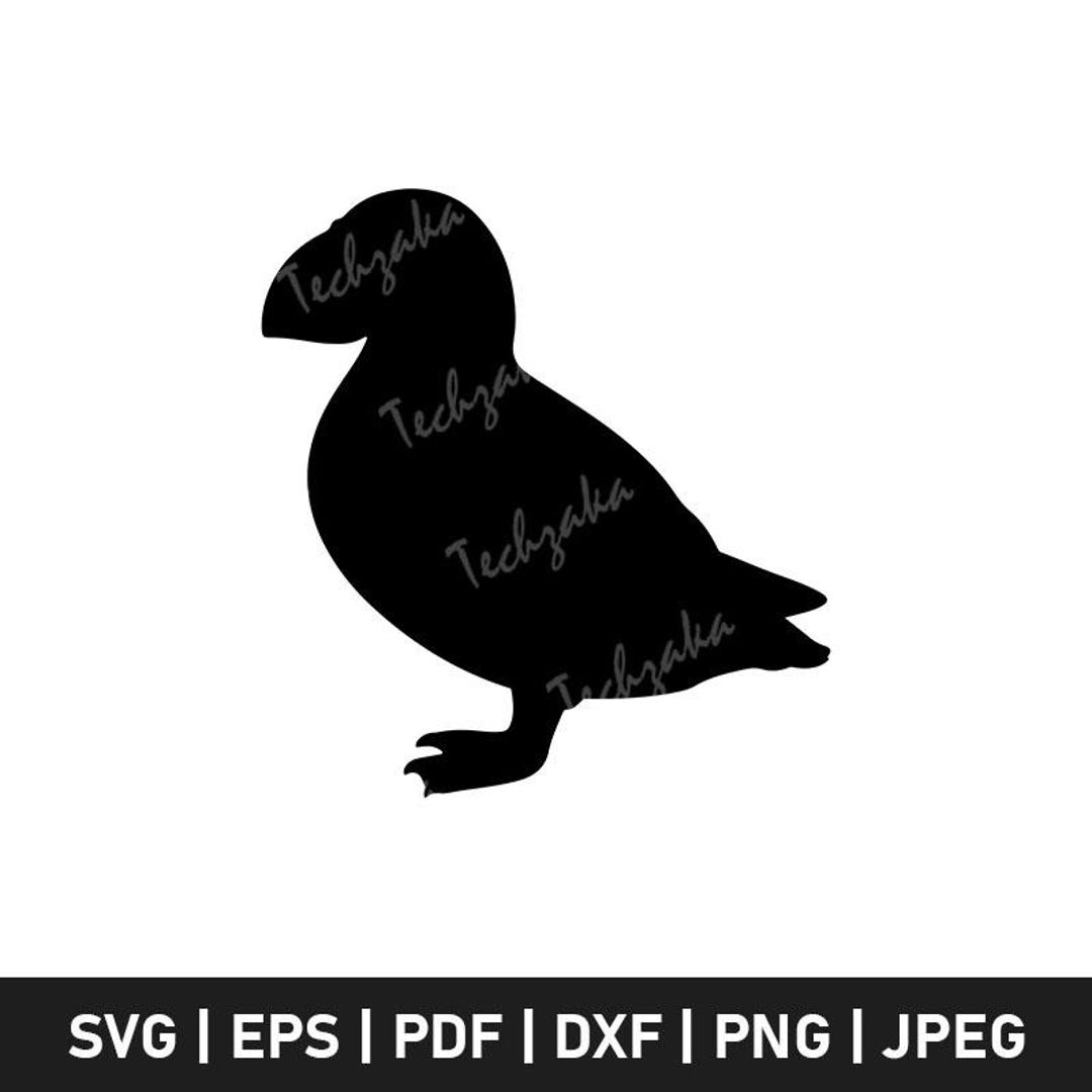 Puffin SVG, Puffin Silhouette, Puffin Clipart, Puffin PNG, Seabird SVG ...