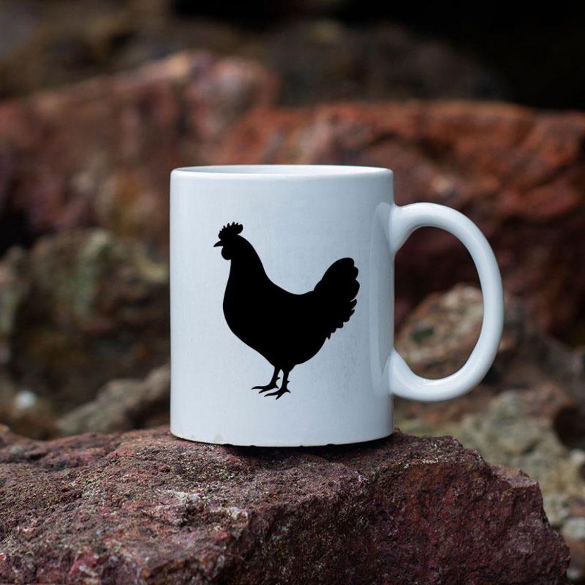 Simple Chicken Svg File, Svg Chicken Silhouette Svg, Hen Svg, Chicken ...